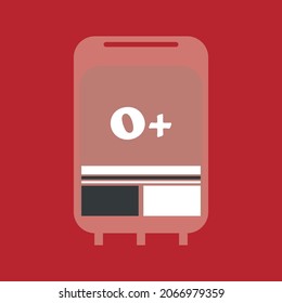 O Positive Blood Bag Blood Bag Stock Vector (Royalty Free) 2066979359 ...