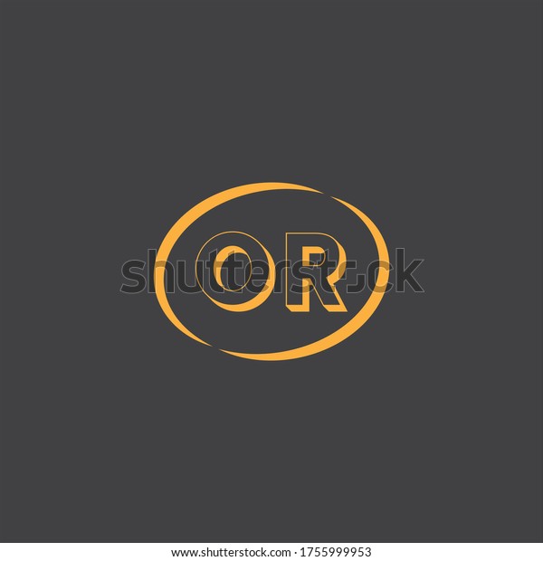 O R Letter Logo Abstract Design Stock Vector (Royalty Free) 1755999953 ...