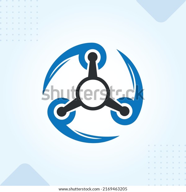 O Spinning Fan Modern Creative Premium Stock Vector (Royalty Free ...