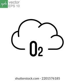 O2 Cloud Oxygen Icon Chemistry Molecules: เวกเตอร์สต็อก (ปลอดค่า ...
