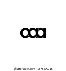 Oaa Letter Original Monogram Logo Design Stock Vector (Royalty Free ...