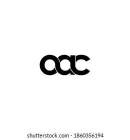 Oac Letter Original Monogram Logo Design Stock Vector (Royalty Free ...