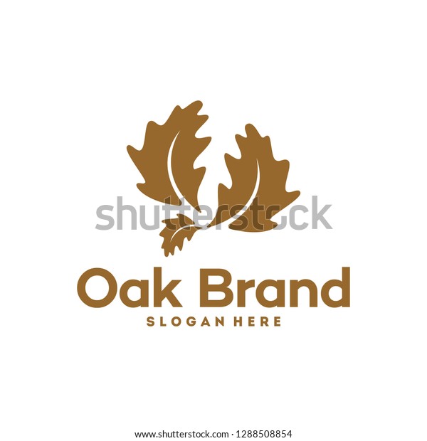 Oak Brand Logo Designs Simple Oak Stock Vector (Royalty Free ...