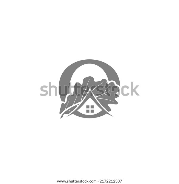 Oak House Logo Vector Illustration Isolated: เวกเตอร์สต็อก (ปลอดค่า ...