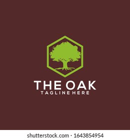 Oak Logo Design Idea Vector Image Stock Vector (Royalty Free ...