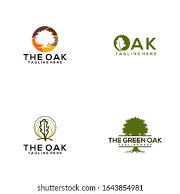 Oak Logo Design Idea Vector Image: เวกเตอร์สต็อก (ปลอดค่าลิขสิทธิ์ ...