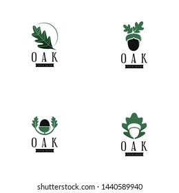 Oak Logo Design Vector Company Logo: เวกเตอร์สต็อก (ปลอดค่าลิขสิทธิ์ ...