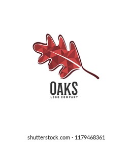 Oaks Logo Design Stock Vector (Royalty Free) 1179468361