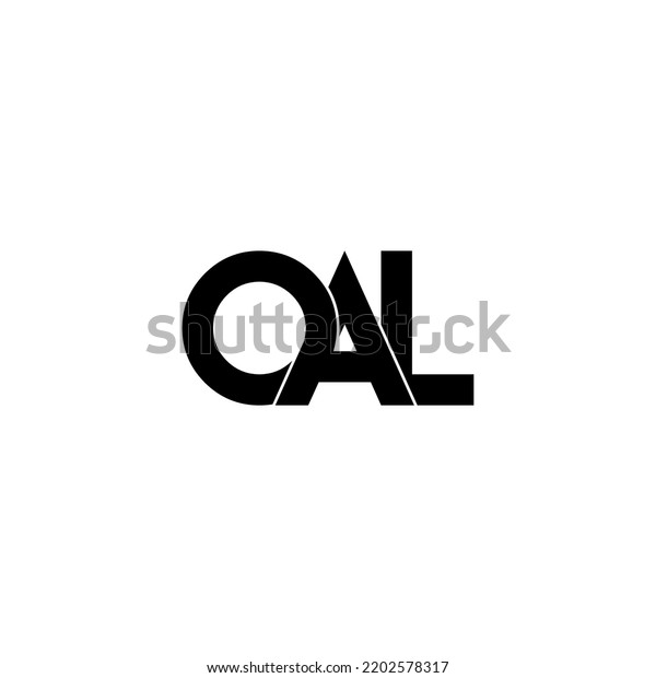 Oal Letter Original Monogram Logo Design Stock Vector (Royalty Free ...