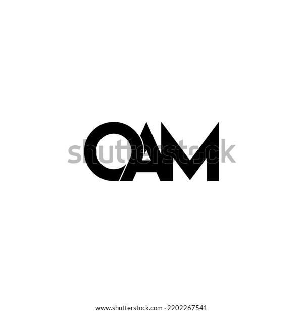 Oam Letter Original Monogram Logo Design Stock Vector (Royalty Free ...