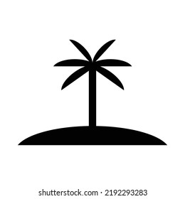 Oasis Vector Illustration Isolated On White Stock Vector (Royalty Free ...