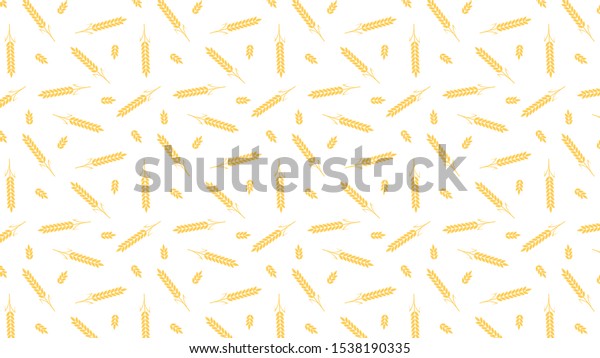 Oat Pattern Wallpaper Oat Symbol Free 库存矢量图（免版税）1538190335 | Shutterstock