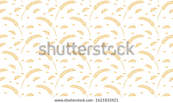 Oat Pattern Wallpaper Oat Symbol Free Stock Vector (Royalty Free ...