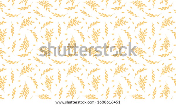 Oat Pattern Wallpaper Oat Symbol Free Stock Vector (Royalty Free ...