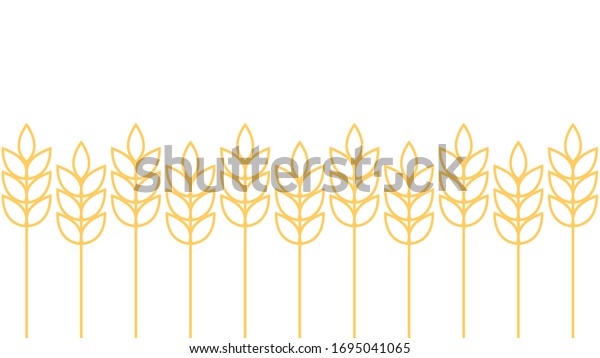 Oat Pattern Wallpaper Oat Symbol Free Stock Vector (Royalty Free ...