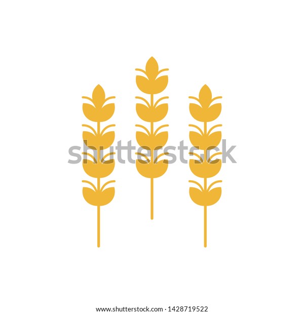 Oat Symbol Vector Sign Logo Design Stock Vector (Royalty Free ...