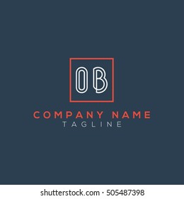 Ob Logo Stock Vector (Royalty Free) 505487398 | Shutterstock