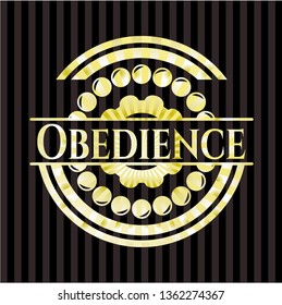 Obedience Shiny Emblem Stock Vector (Royalty Free) 1362274367 ...