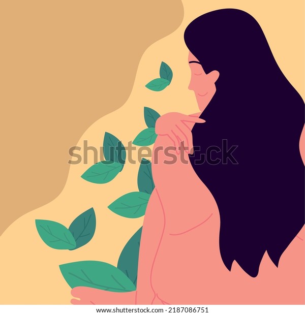 Obese Woman Back View Design Stock Vector (Royalty Free) 2187086751 ...