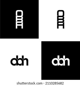 Obh Letter Original Monogram Logo Design Stock Vector (Royalty Free ...