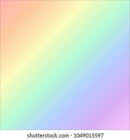 Oblique Pastel Rainbow Gradient Background Vector Stock Vector (Royalty ...