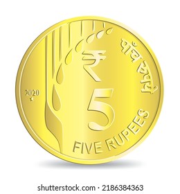1,629 Indian five rupees coin Images, Stock Photos & Vectors | Shutterstock
