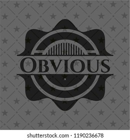 Obvious Dark Icon Emblem Stock Vector (Royalty Free) 1190236678 ...