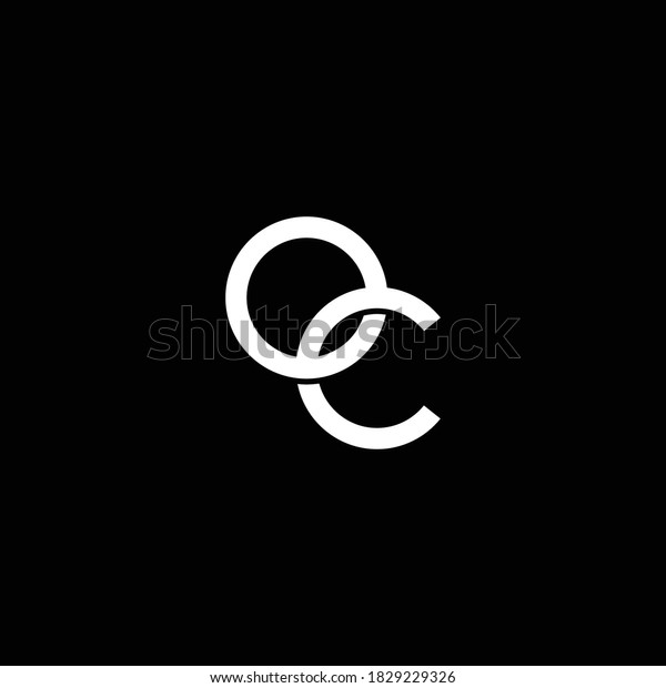 Oc Letters Logo Design Concept Vector Stock Vector (Royalty Free ...