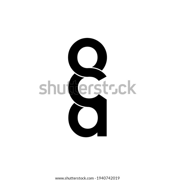 Oca Letter Original Monogram Logo Design Stock Vector (Royalty Free ...