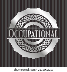 Occupational Silver Emblem Vector Illustration Mosaic Stock Vector ...