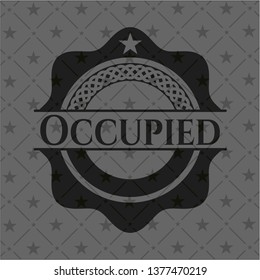 Occupied Realistic Black Emblem Stock Vector (Royalty Free) 1377470219 ...