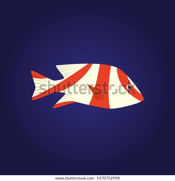 Ocean Fish Icon Colorful Fish Icon Stock Vector (Royalty Free ...