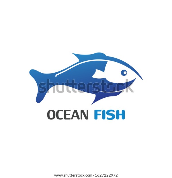Ocean Fish Logo Template Creative Vector Stock Vector (Royalty Free ...