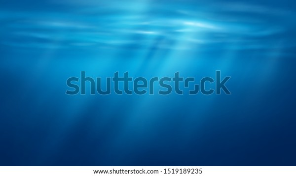 Ocean Sea Surface Seen Underwater Vector Stock Vector (Royalty Free ...