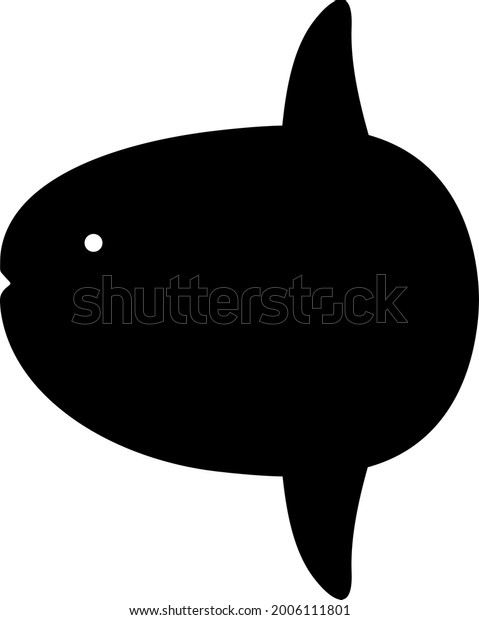 Ocean Sunfish Isolated Vector Illustration: เวกเตอร์สต็อก (ปลอดค่า ...