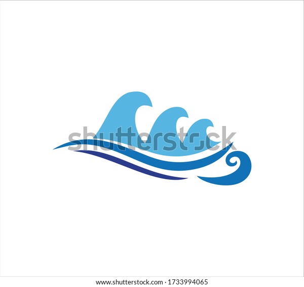 Ocean Water Wave Swirl Vector Logo Stock Vector (Royalty Free ...