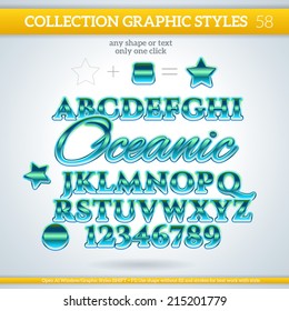 Oceanic Graphic Styles Design Graphic Styles Stock Vector (Royalty Free ...