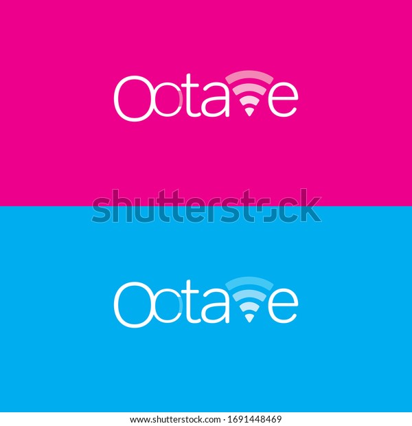 Octa Abstract Concept Logo Design Stock Vector (Royalty Free ...