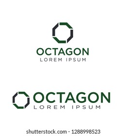 Octagon Logo Design Stock Vector (Royalty Free) 1288998523 | Shutterstock