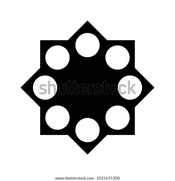 Octagon Octagram Vector Logo Circles Stock Vector (Royalty Free ...
