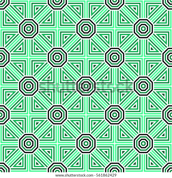 Octagon Stripe Pattern Vector Seamless Repeating Stock Vector (Royalty ...