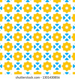 Octagonal Pattern Yellow Colors Stock Vector (Royalty Free) 1301430856 ...