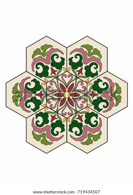 Octagonal Tiles Stock Vector (Royalty Free) 719434507 | Shutterstock