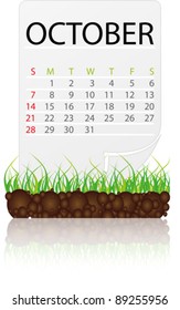 October 2012 Stock Vector (Royalty Free) 89255956 | Shutterstock