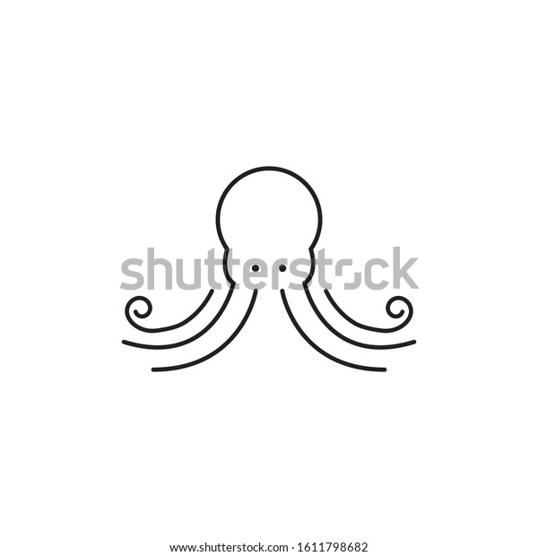 12 Octopus Ilustration Outline Images, Stock Photos & Vectors ...
