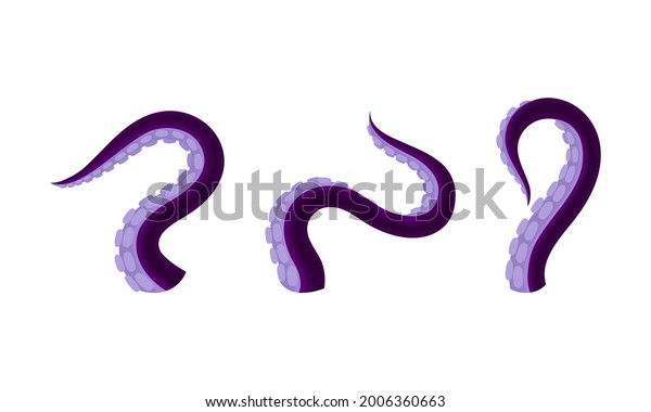 Octopus Tentacles Limbs Wiggling Snaking Vector Stock Vector (Royalty Free) 2006360663 ...