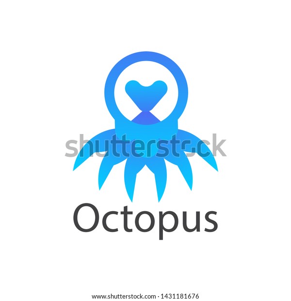Octopus Vector Symbol Abstract Logo Icon Stock Vector (Royalty Free ...