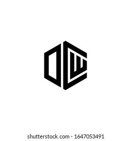 Clm Letter Logo Design Polygon Monogram Stock Vector (Royalty Free ...
