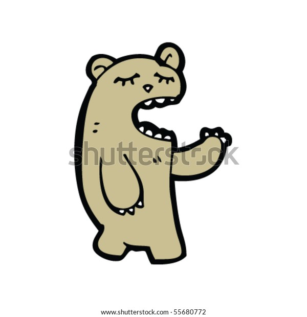 Odd Bear Cartoon Stock Vector (Royalty Free) 55680772 | Shutterstock