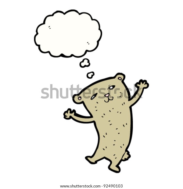Odd Dancing Bear Cartoon Stock Vector (Royalty Free) 92490103 ...